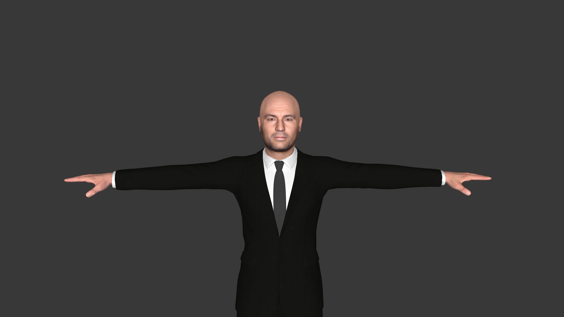 Joe Rogan Hyper Realistic Full Body Fully Rigged 3D Character 3D Model ...