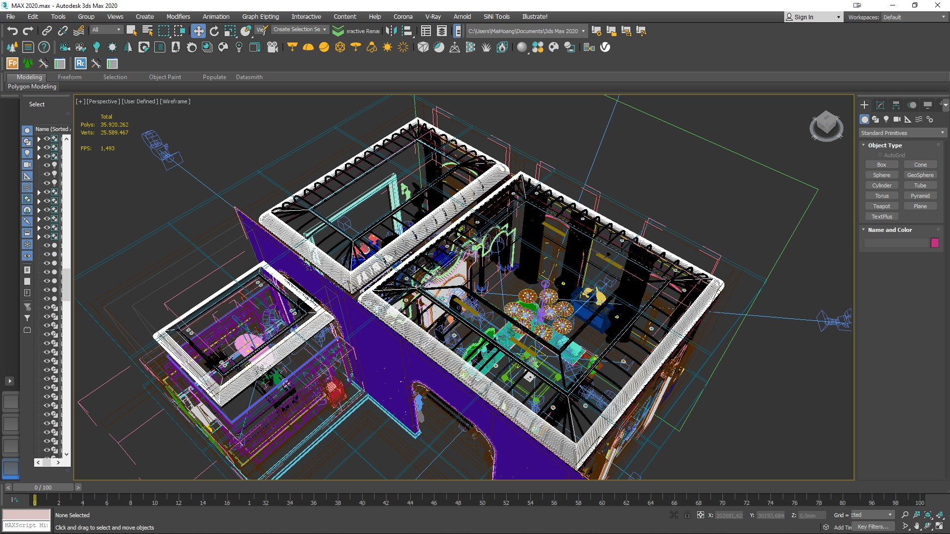 Indochine Interior-Living And Entertaining Spaces-Sneechvn-MAX FBX OBJ Simlab DAE Blender 3D ...