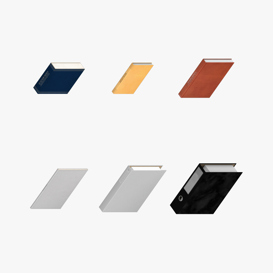 3d Model Of File Storage Shelving