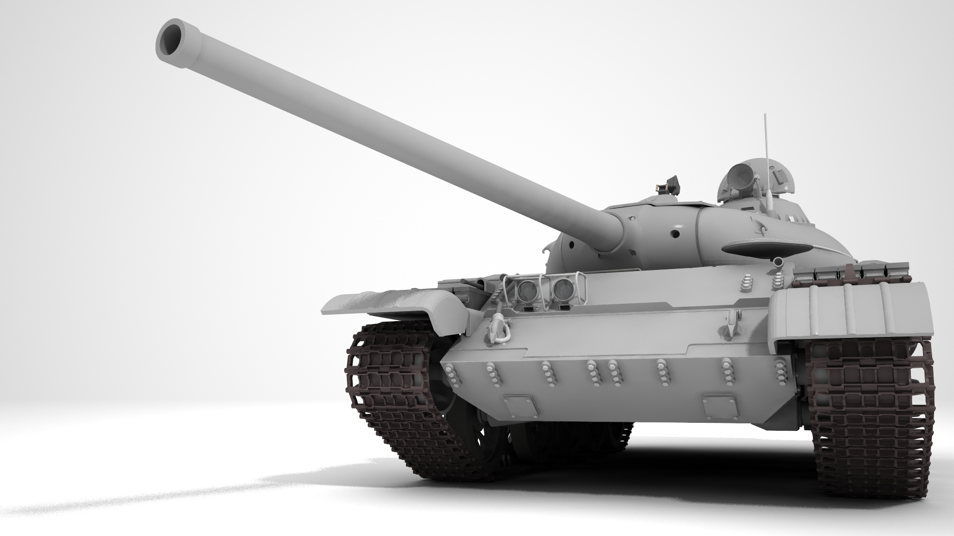 T-54 Modell 1947 3D-Modell - TurboSquid 1716734