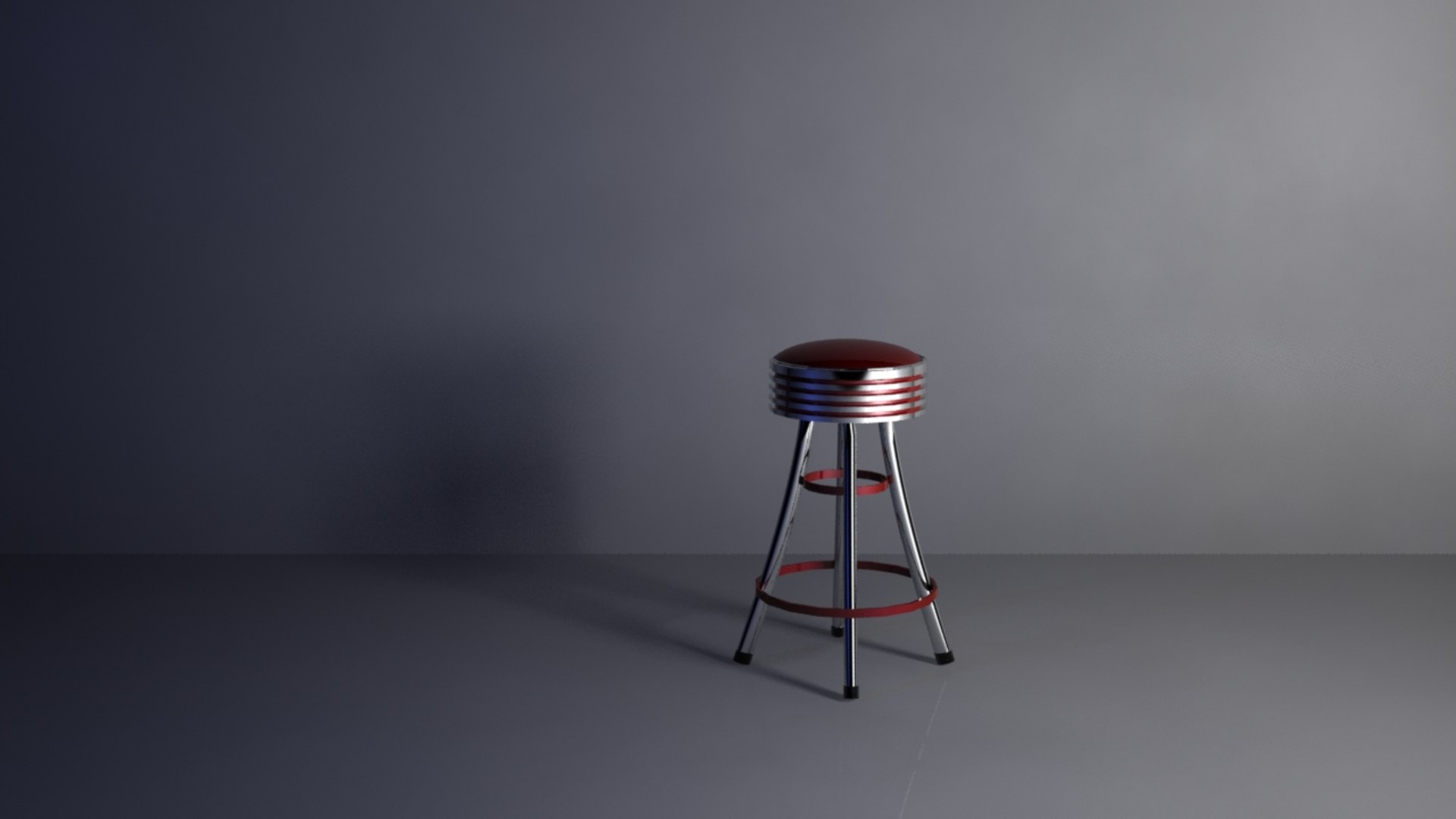 simple stool 3d max