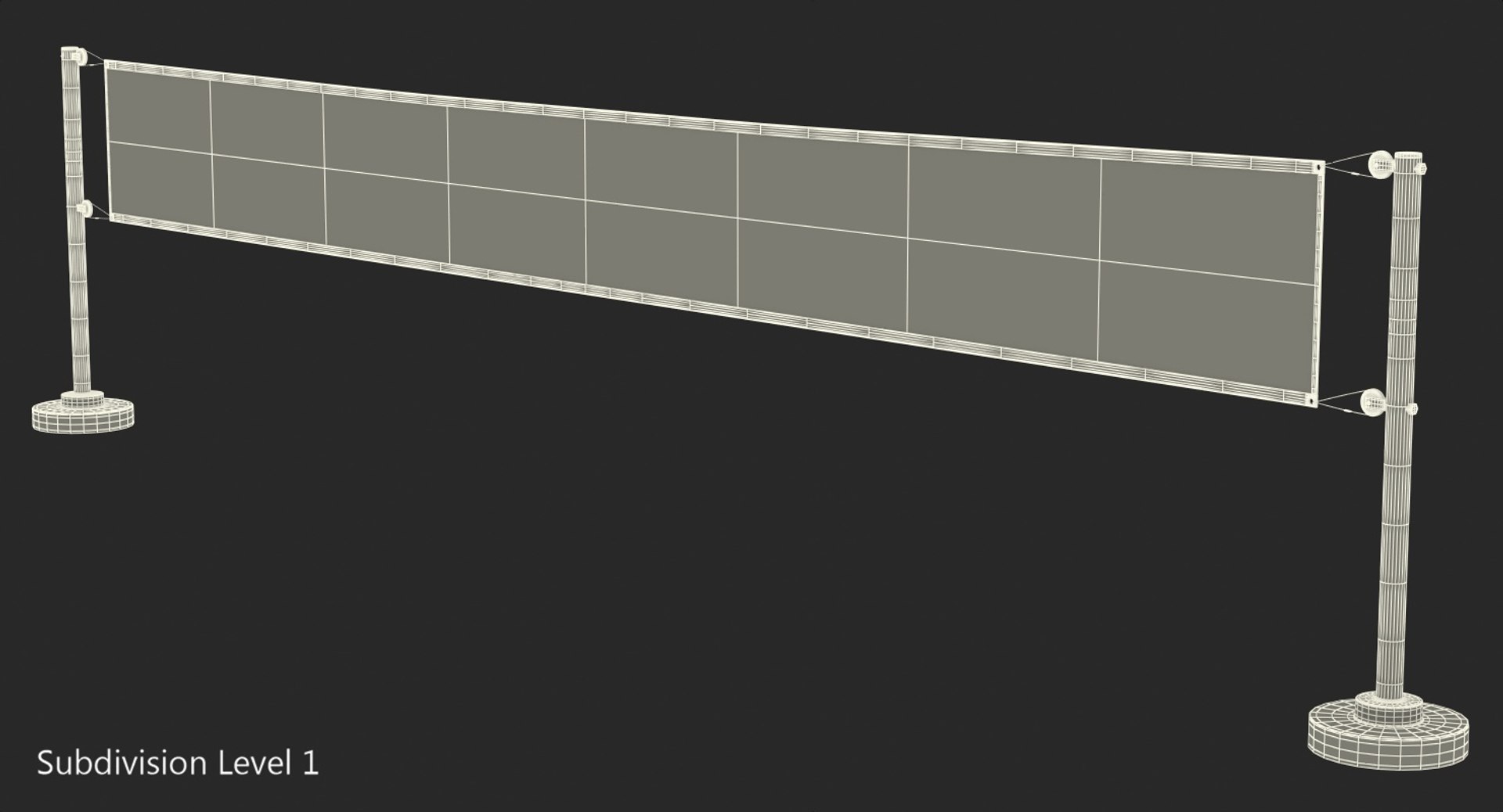 Volleyball Net Volley 3D - TurboSquid 1394404