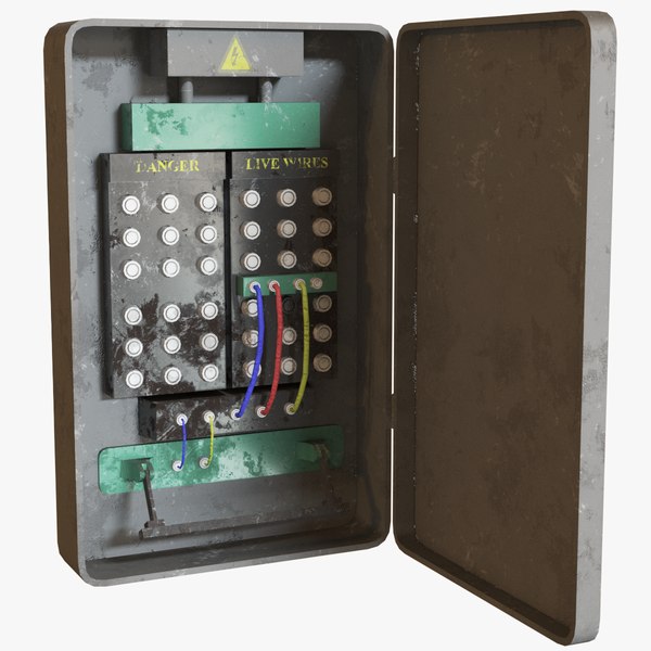 Fuse box 3D model - TurboSquid 1236794