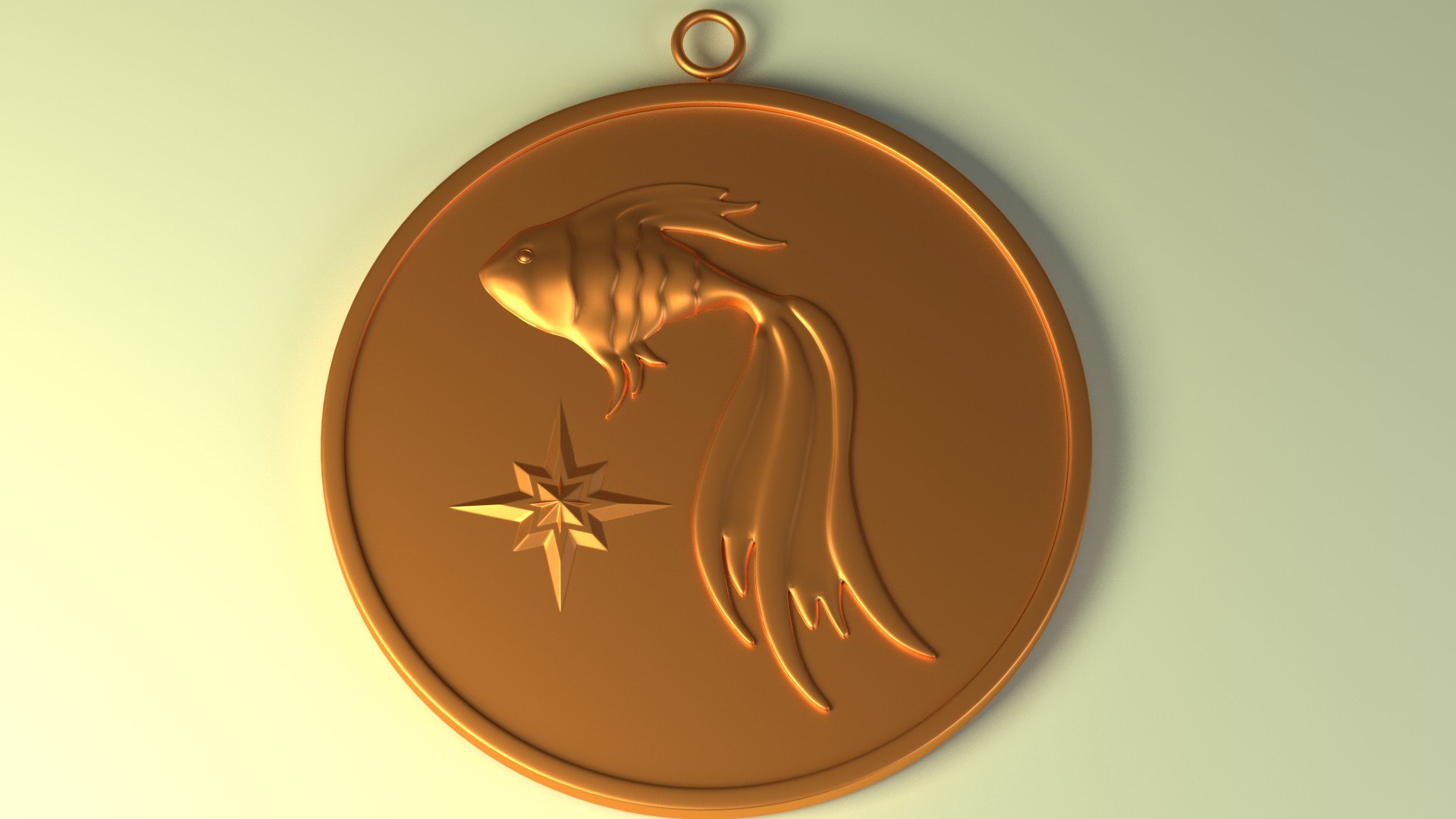 Pisces Horoscope 3D Model - TurboSquid 1655750