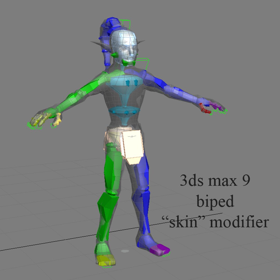 3d Model Goblin Character Skin