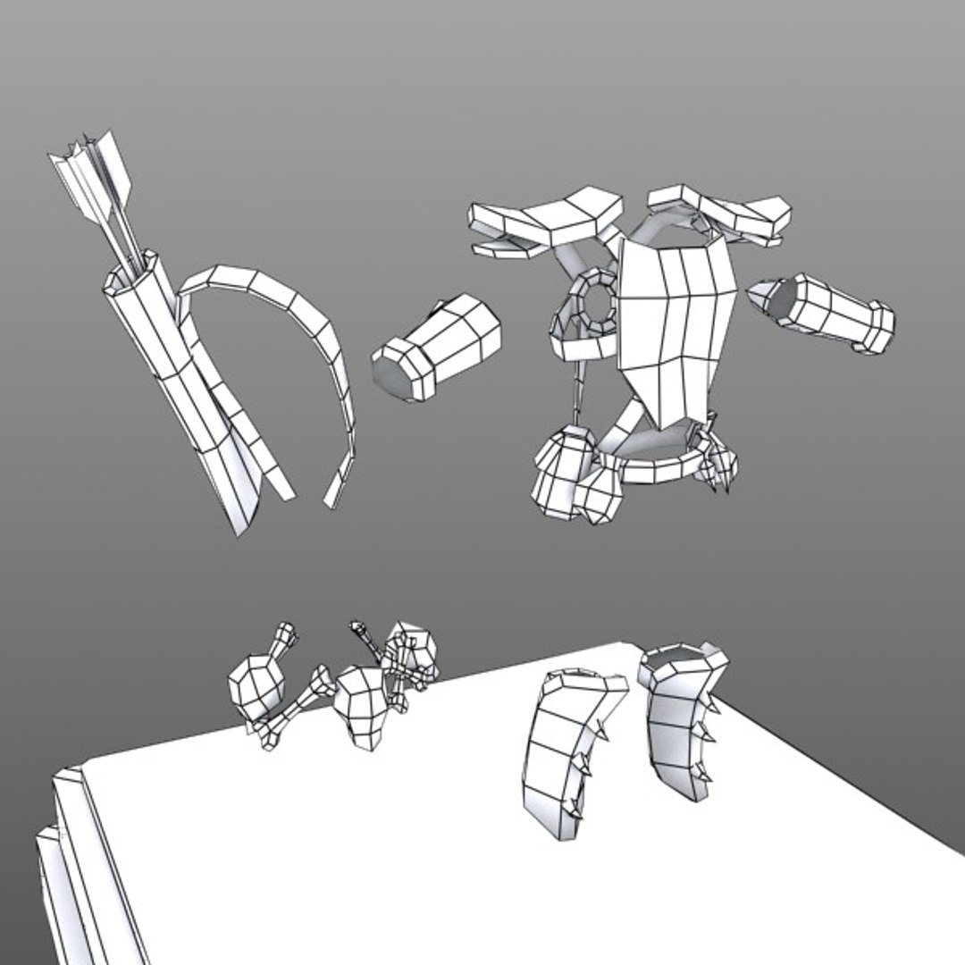 3d Model Goblin Character Skin