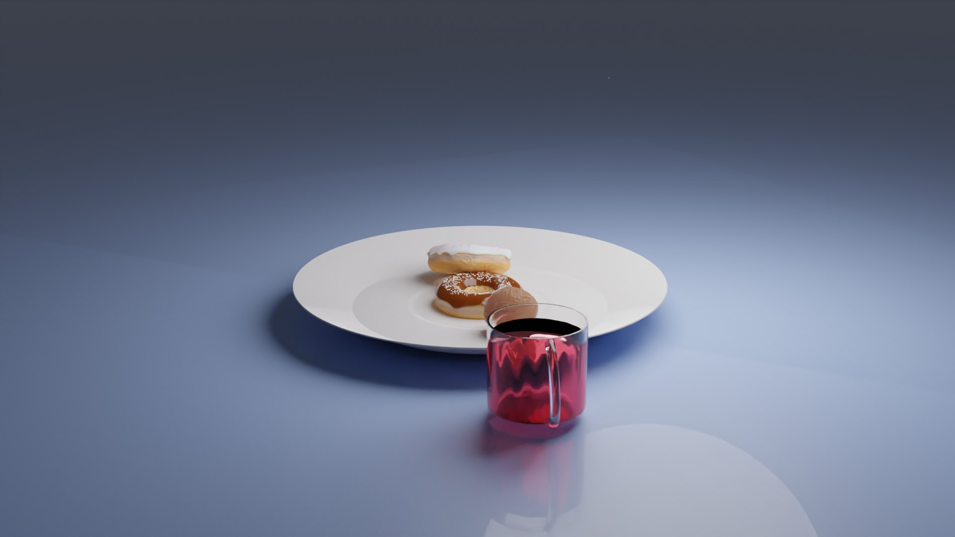 Donuts Quark Ball Plate 3D Model - TurboSquid 1553926