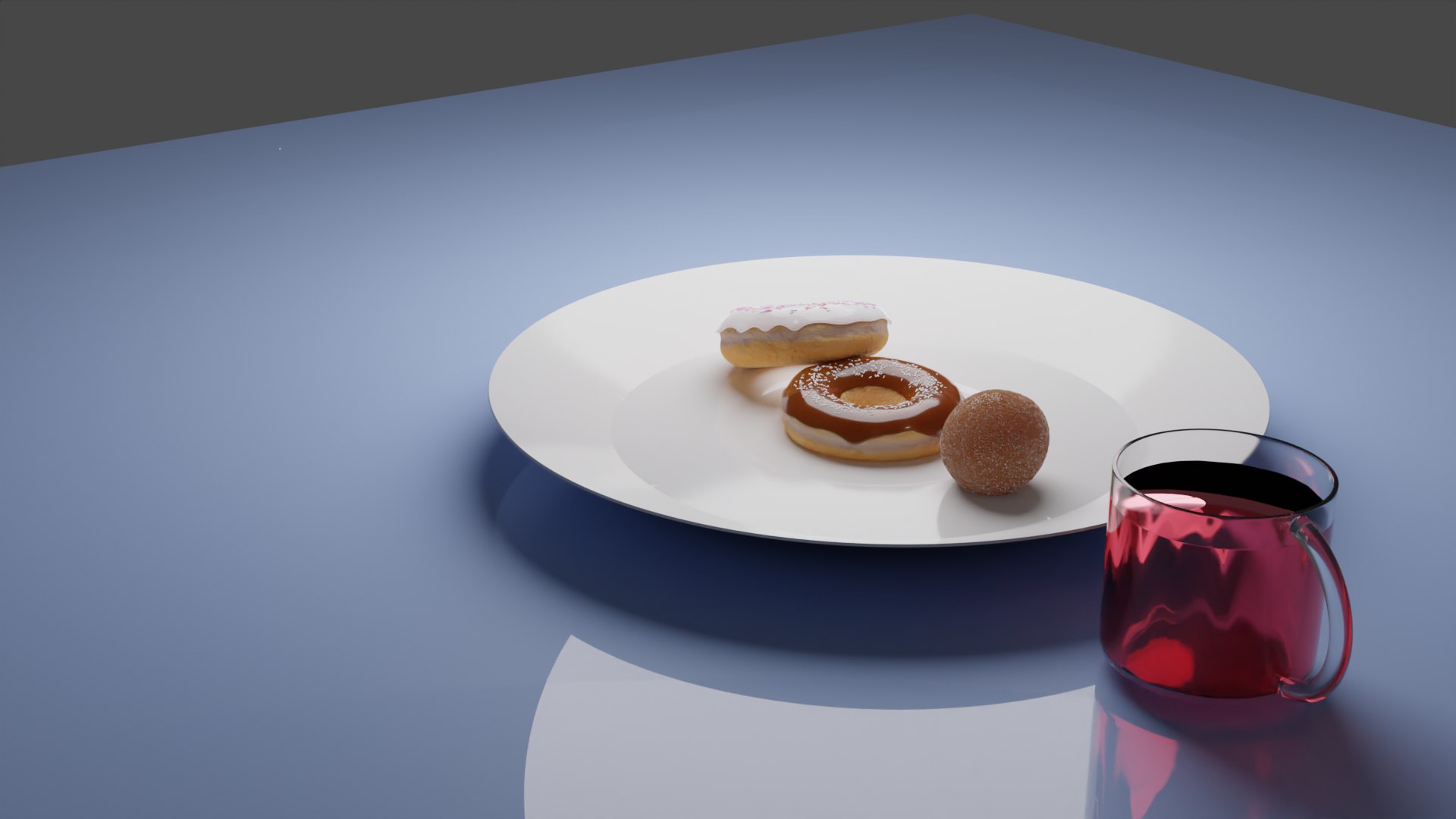 Donuts Quark Ball Plate 3D Model - TurboSquid 1553926