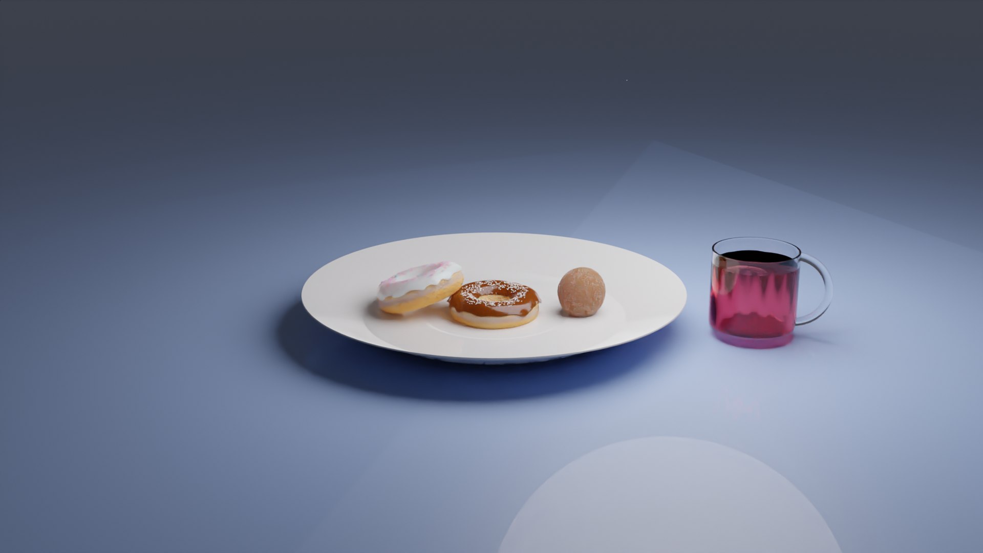 Donuts Quark Ball Plate 3D Model - TurboSquid 1553926