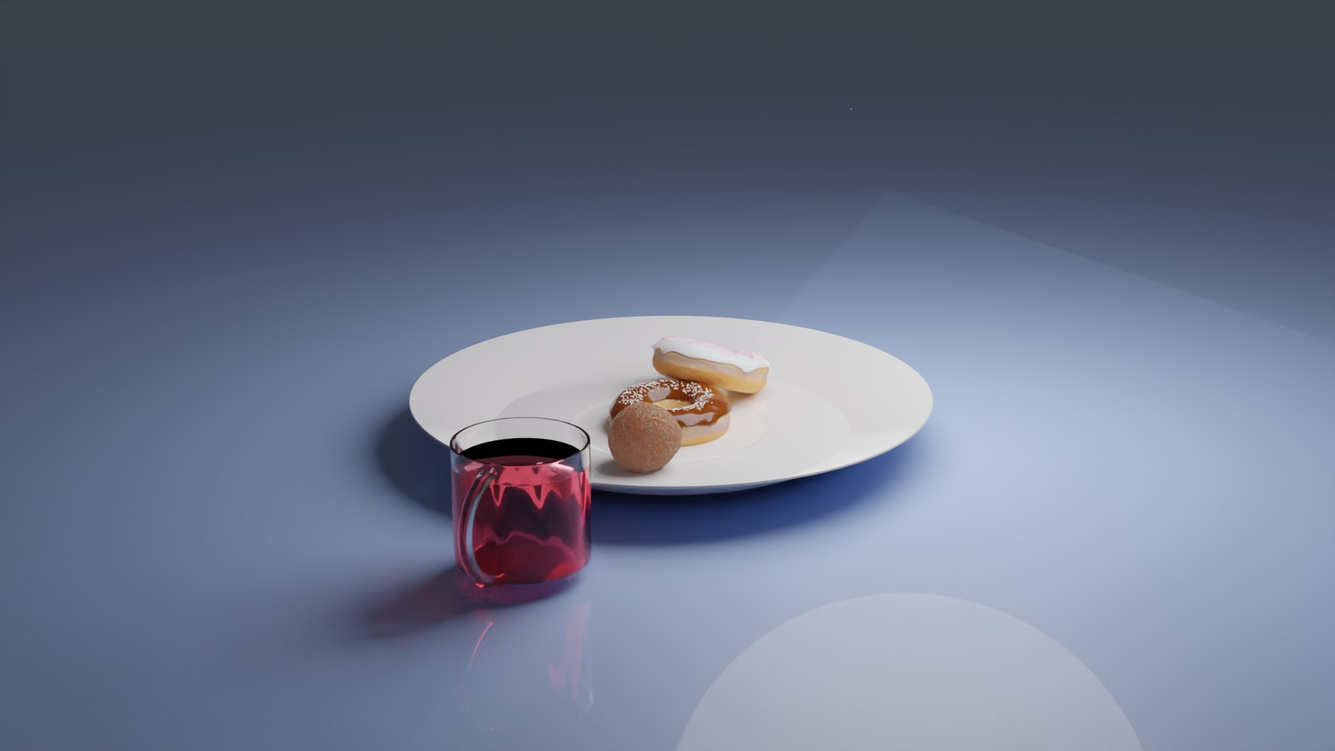 Donuts Quark Ball Plate 3D Model - TurboSquid 1553926