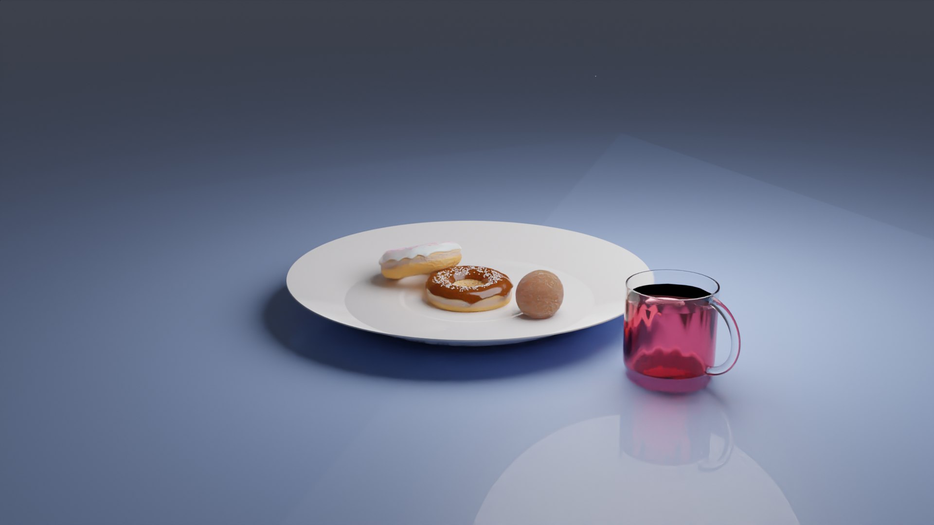 Donuts Quark Ball Plate 3D Model - TurboSquid 1553926