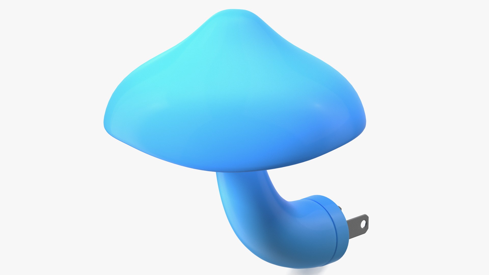 Night Light Plug Mushroom Blue 3D - TurboSquid 2149406