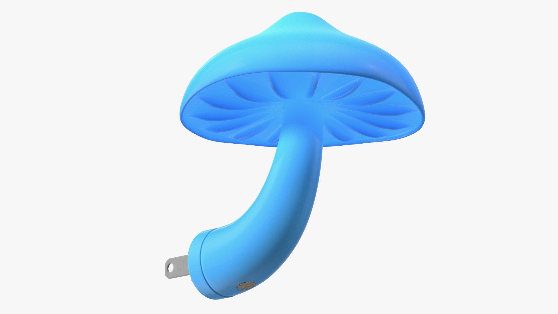 Night Light Plug Mushroom Blue 3D - TurboSquid 2149406