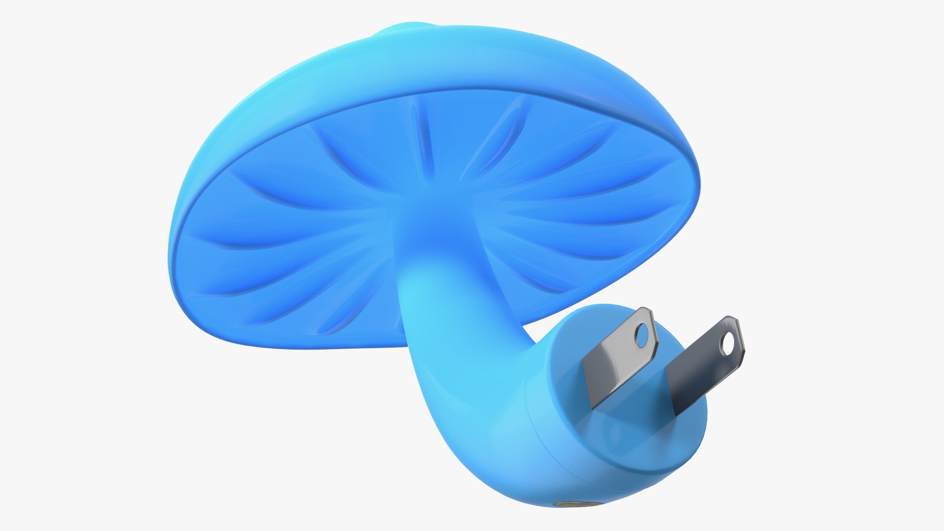 Night Light Plug Mushroom Blue 3D - TurboSquid 2149406