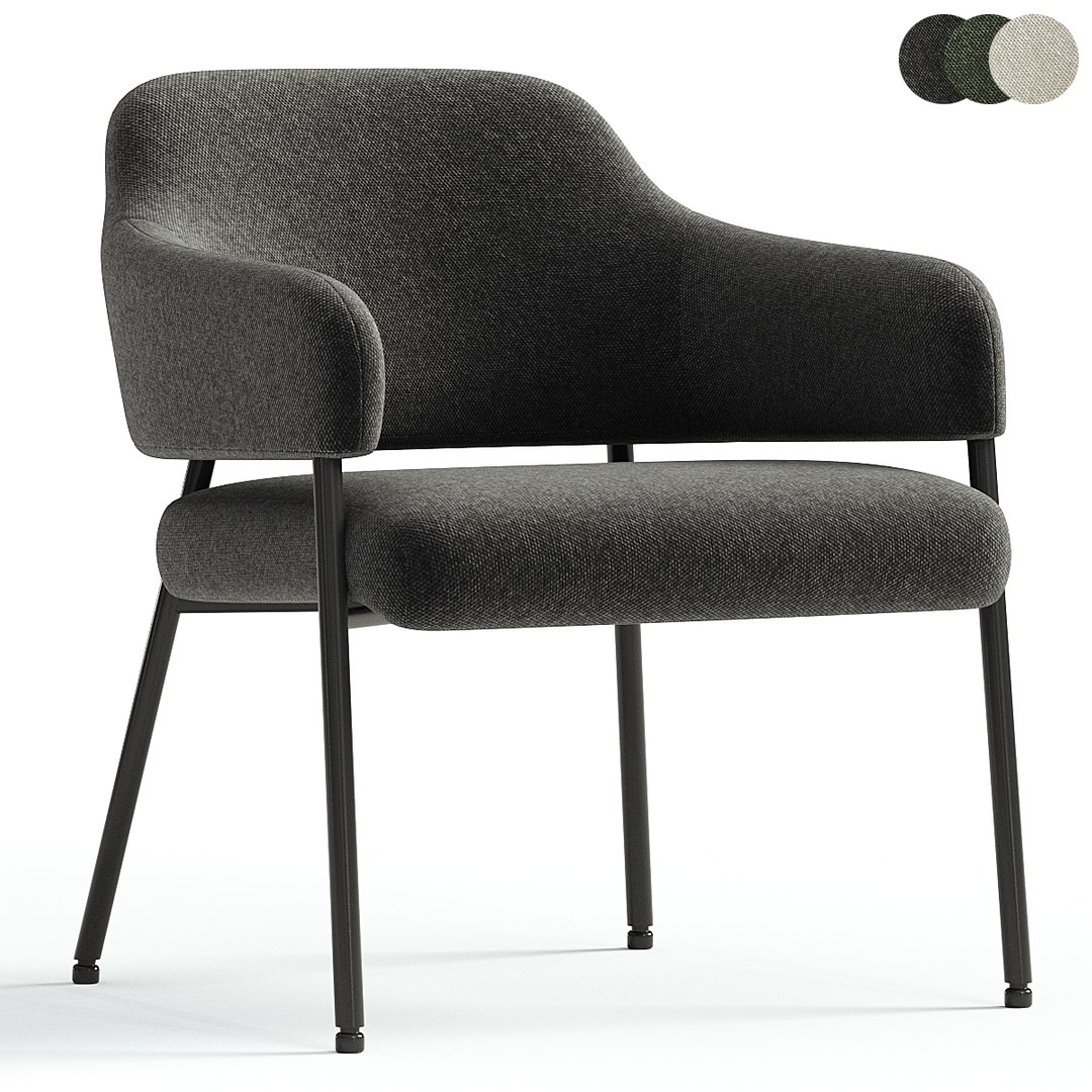 3d Armchair Wendy Model Turbosquid 2196773