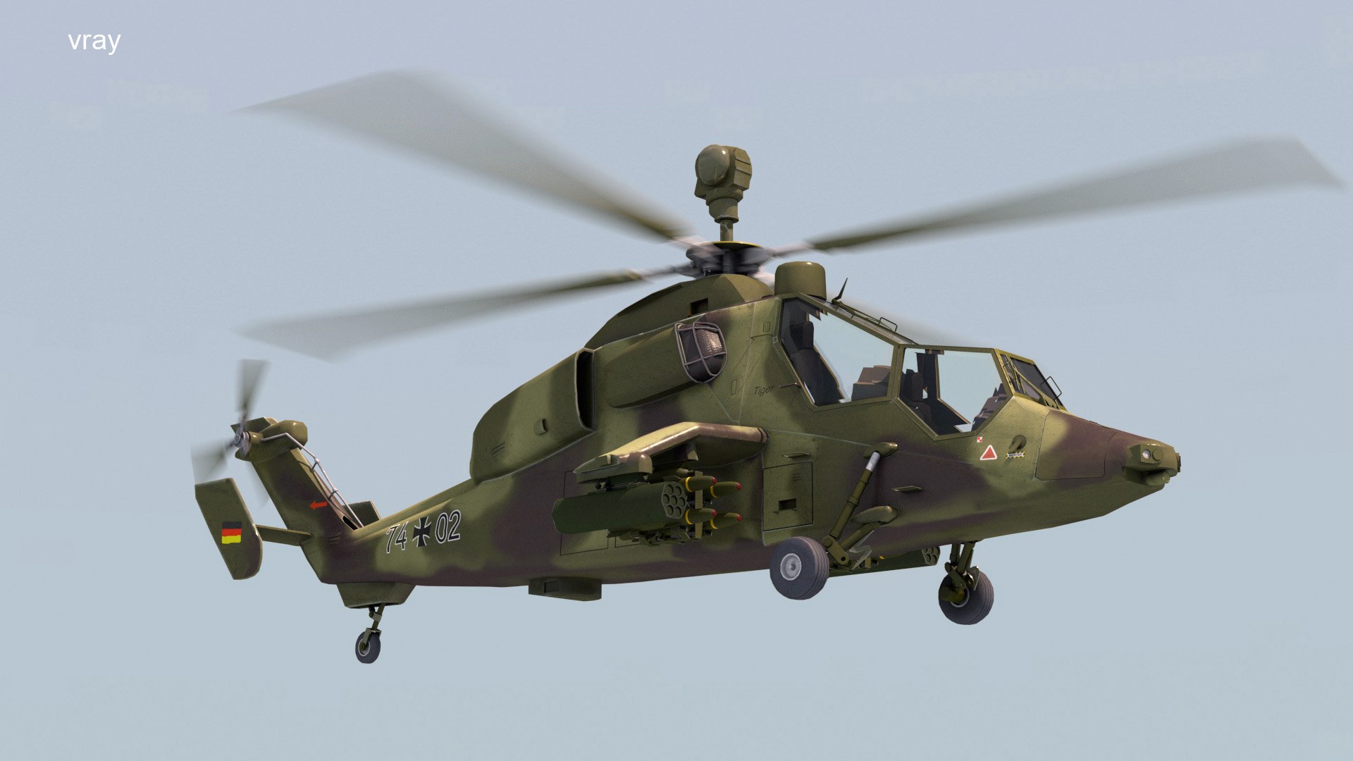 eurocopter tiger helicopter max