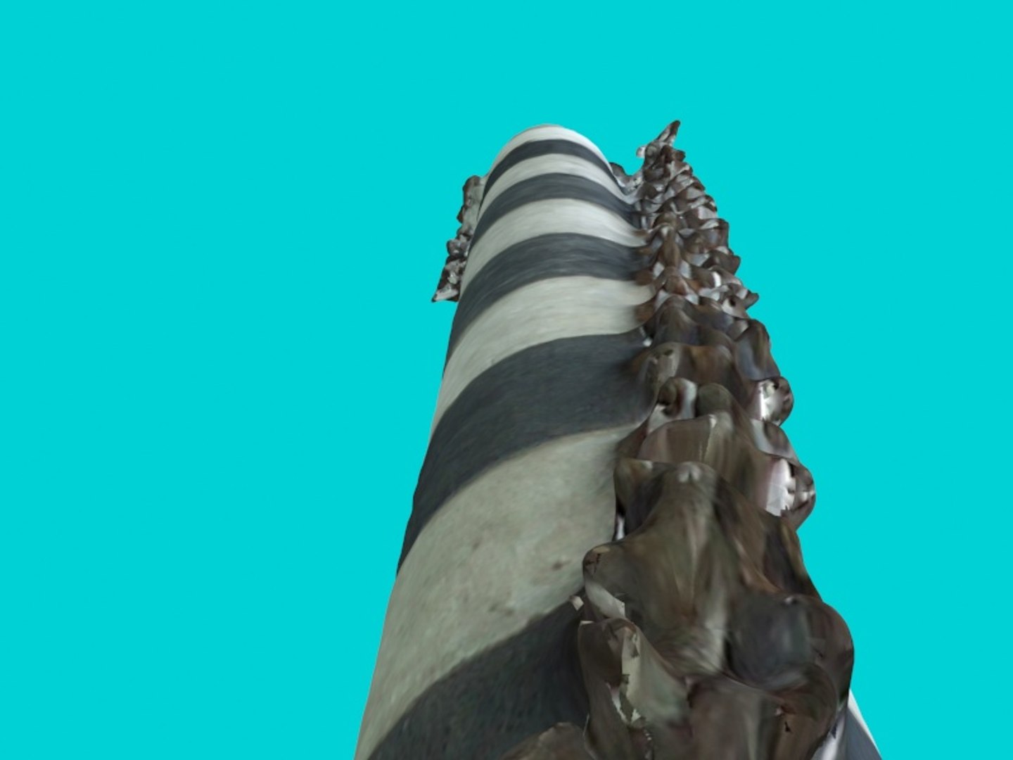 3d realistic street pole