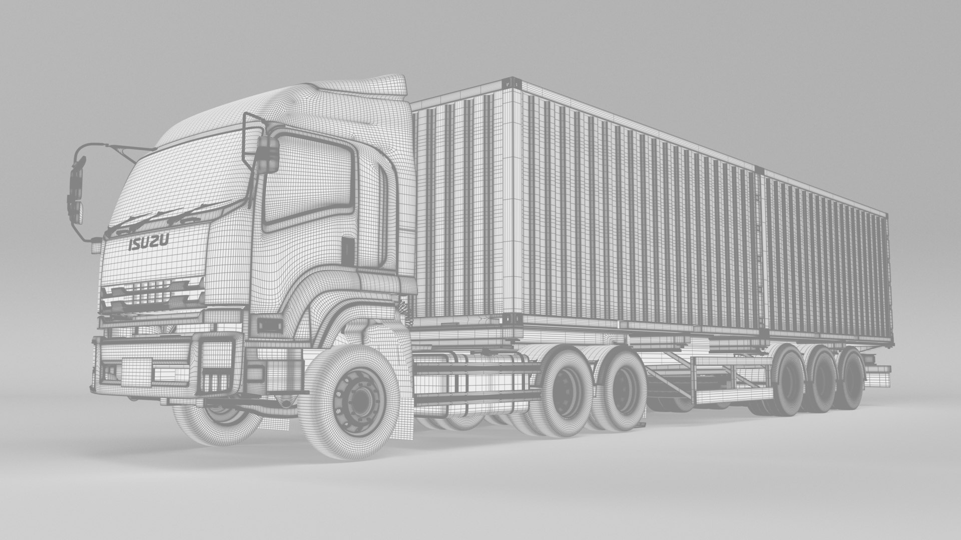 3D ISUZU DECA-GXZ360 Add Container - TurboSquid 2117660