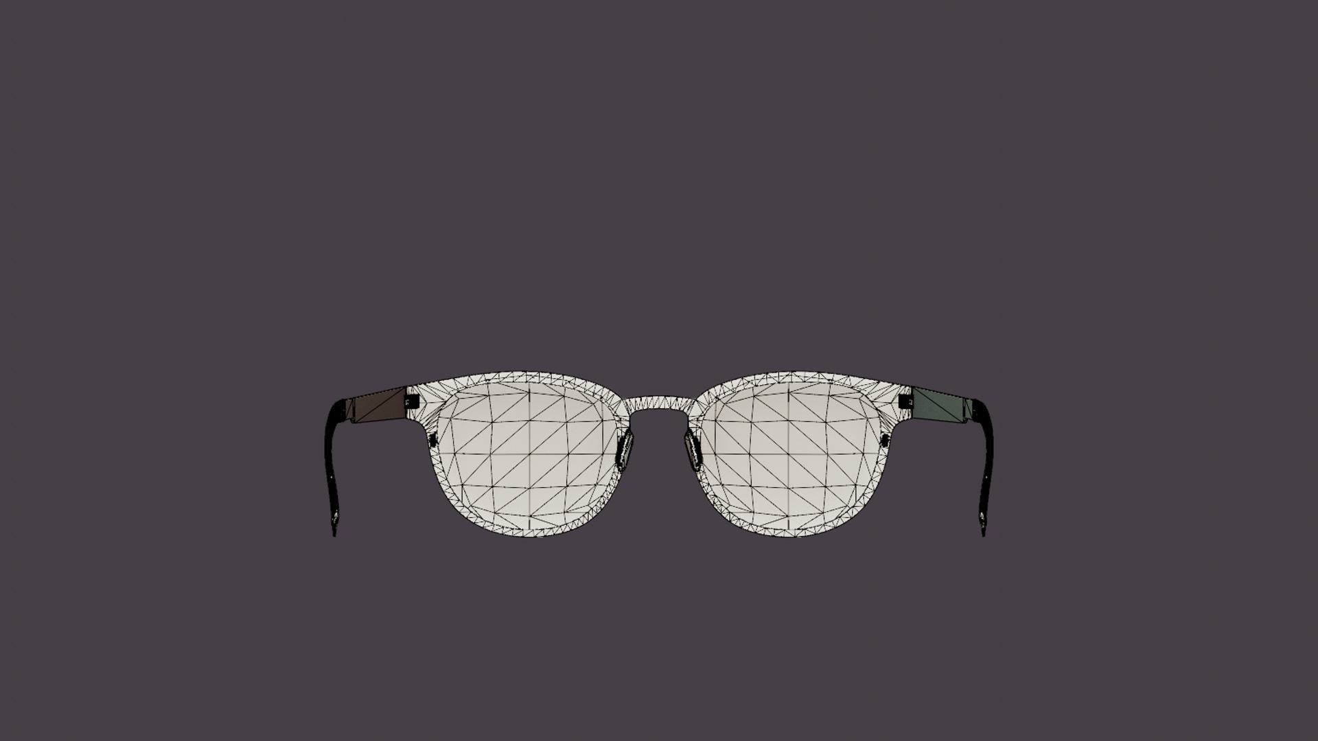 3D Designer Prescription Glasses Model - TurboSquid 2214323