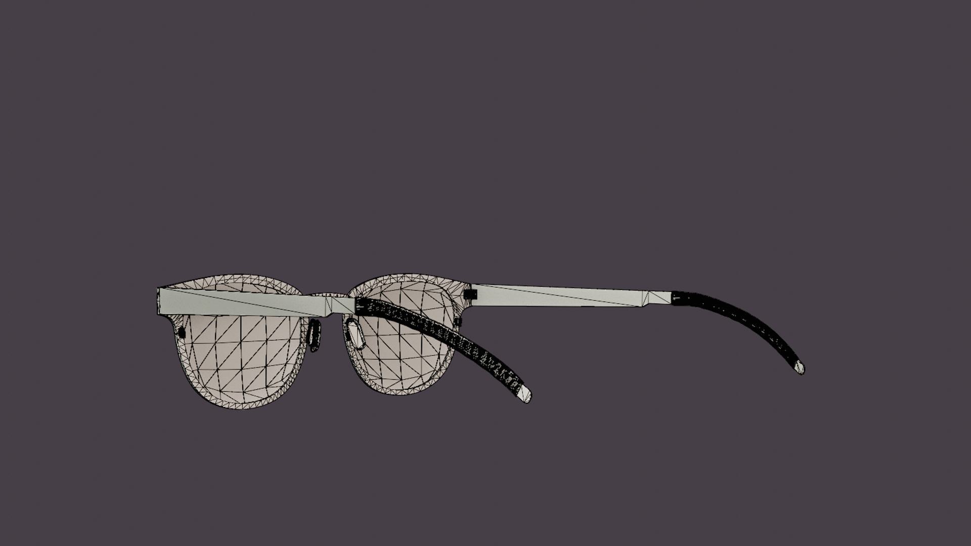 3D Designer Prescription Glasses Model - TurboSquid 2214323