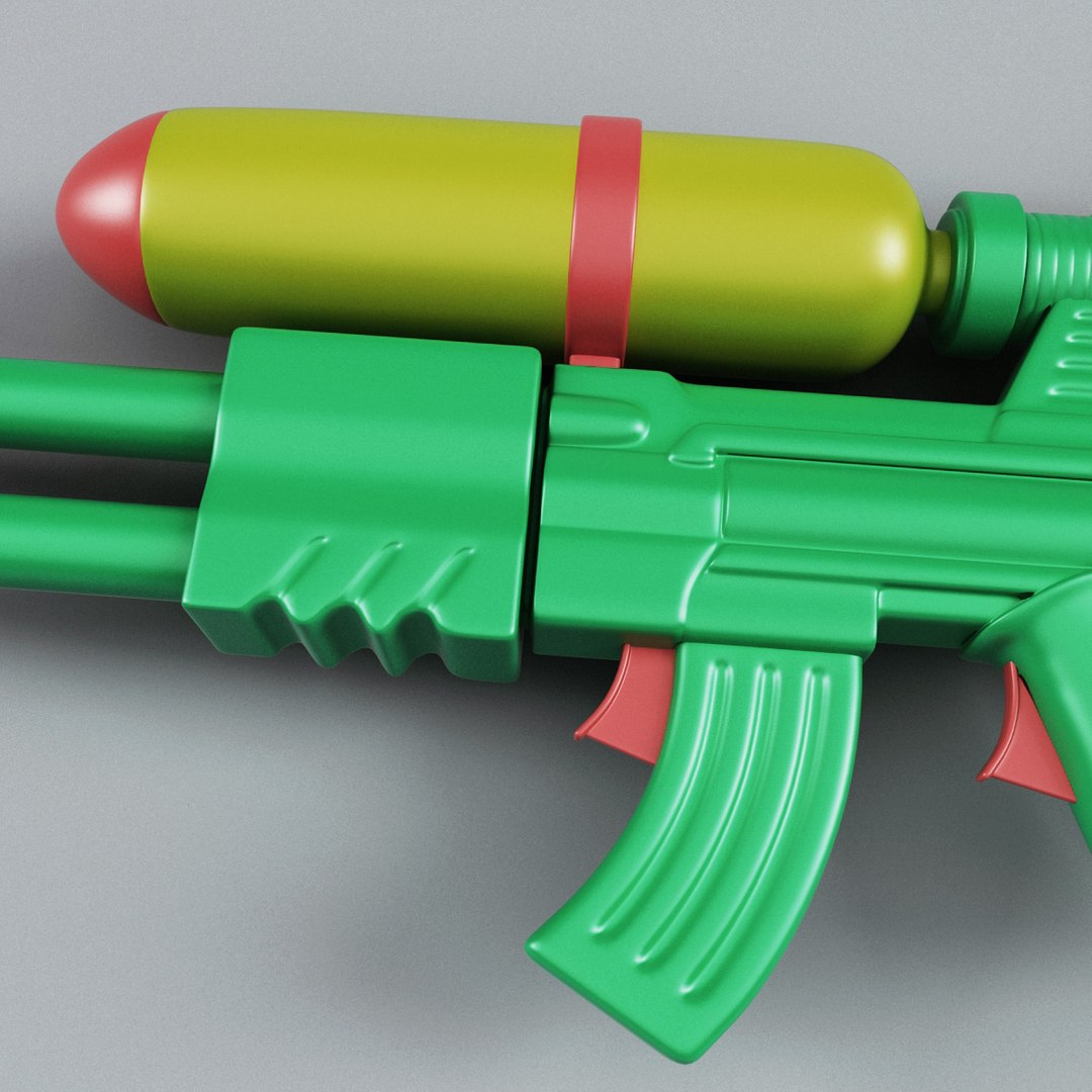 3d Big Water Gun Model