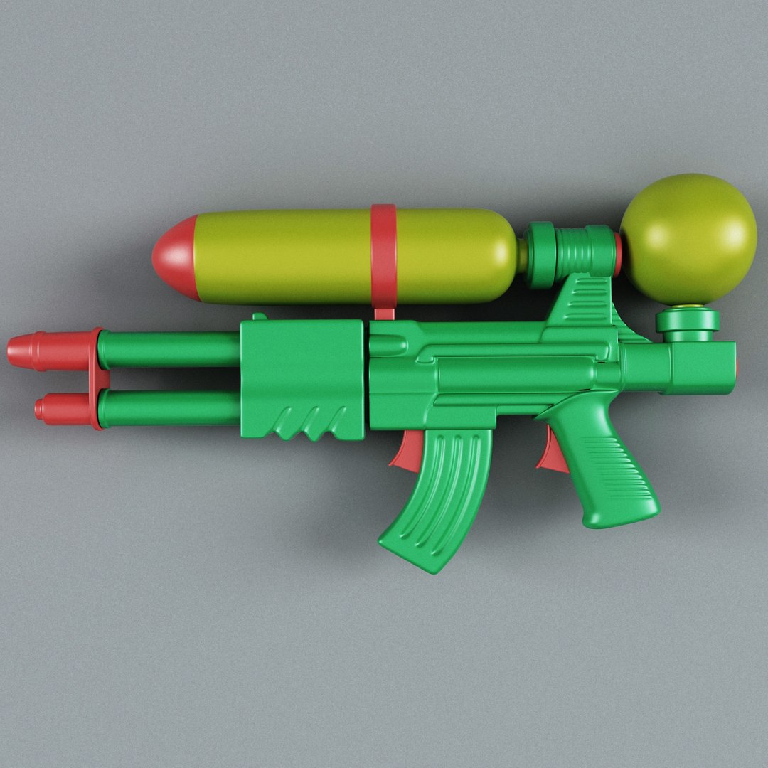 3d Big Water Gun Model