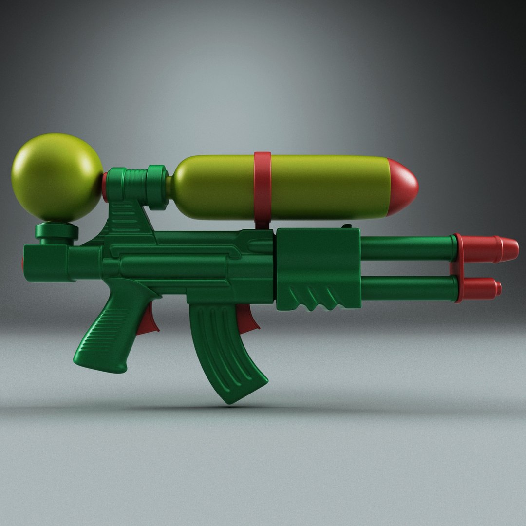 3d Big Water Gun Model