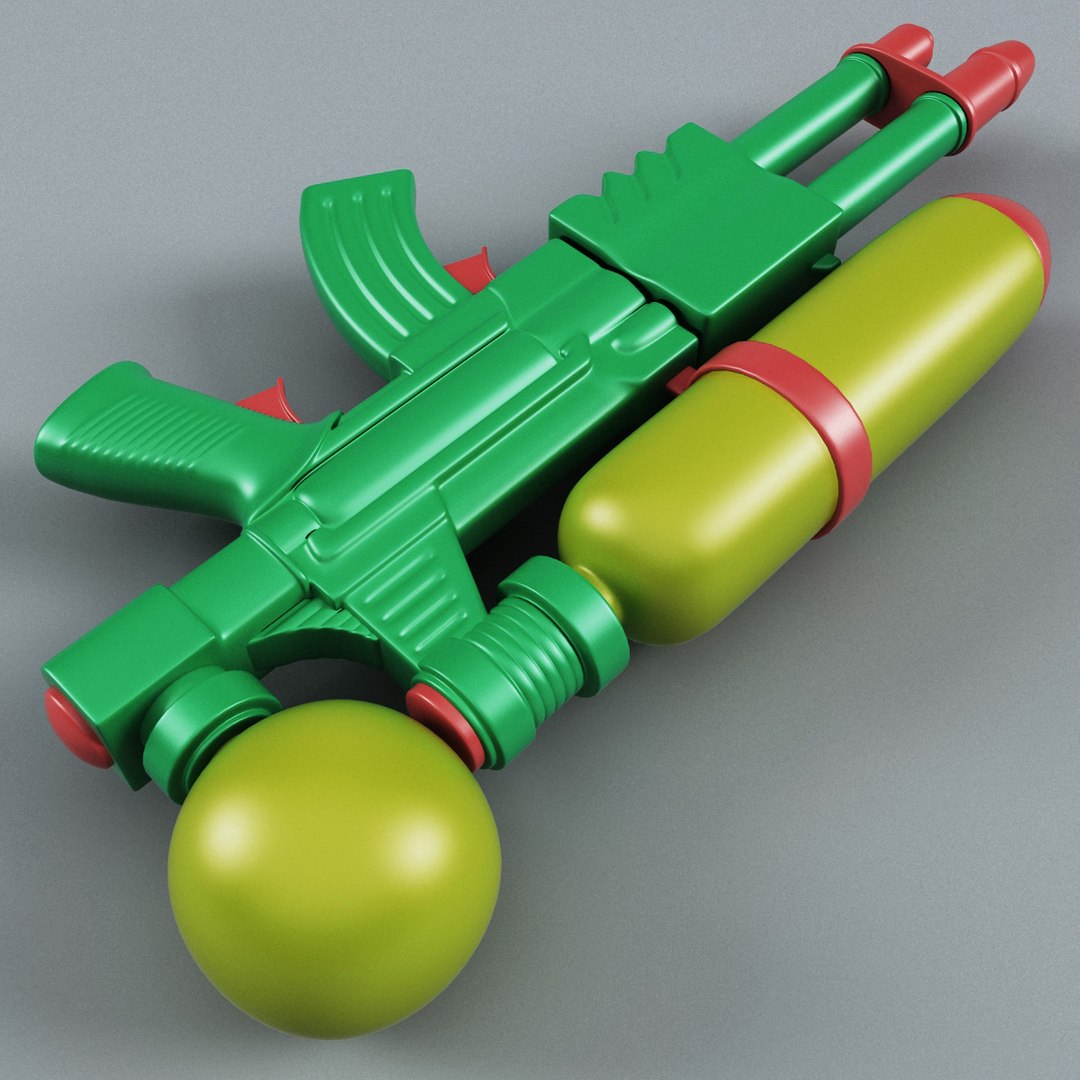 3d Big Water Gun Model