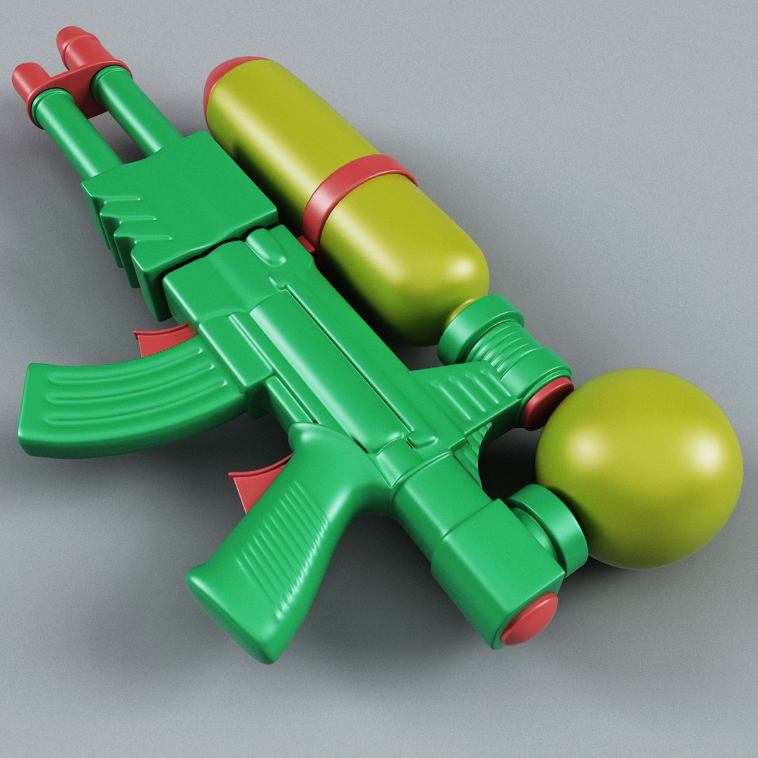 3d Big Water Gun Model