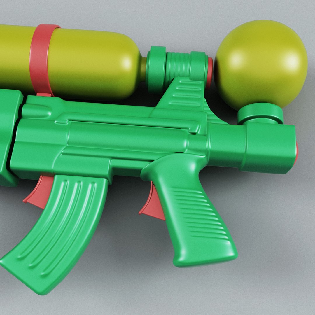3d Big Water Gun Model