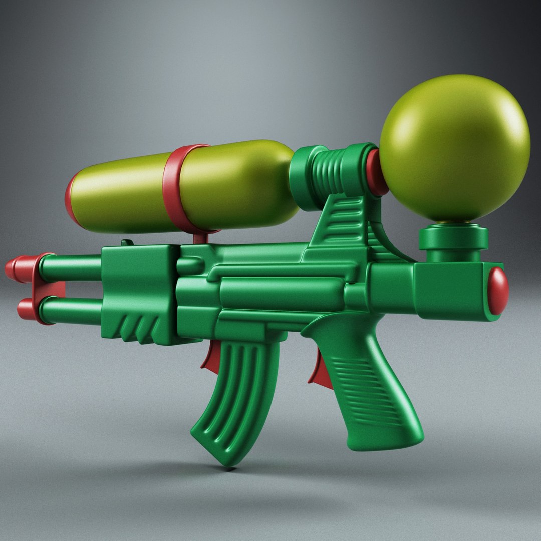 3d Big Water Gun Model