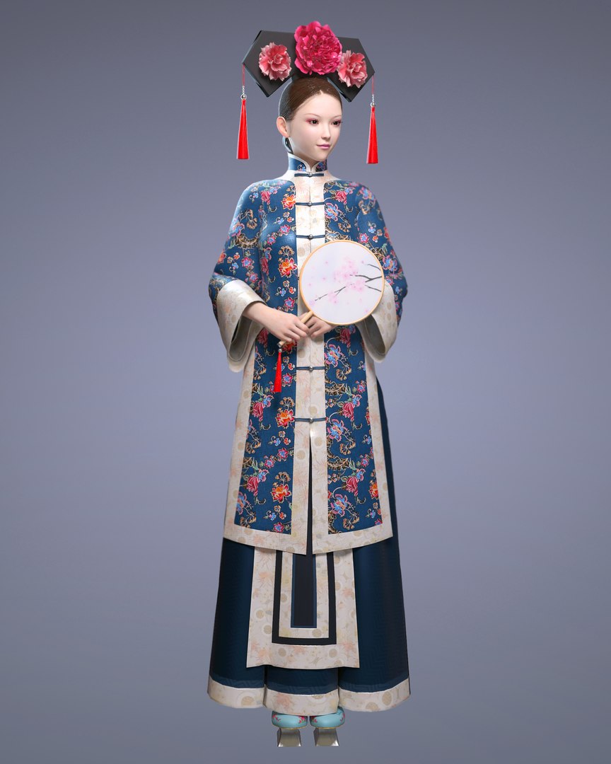 Girl Princess Qing 3D - TurboSquid 1699819