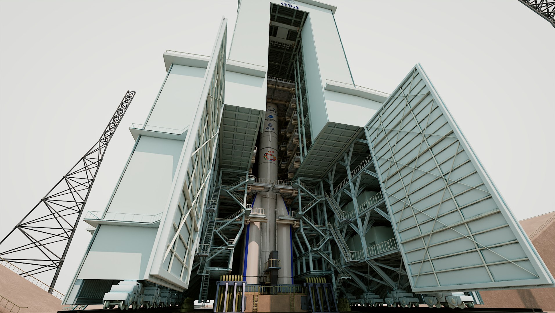 3D ariane 6 model - TurboSquid 1483141
