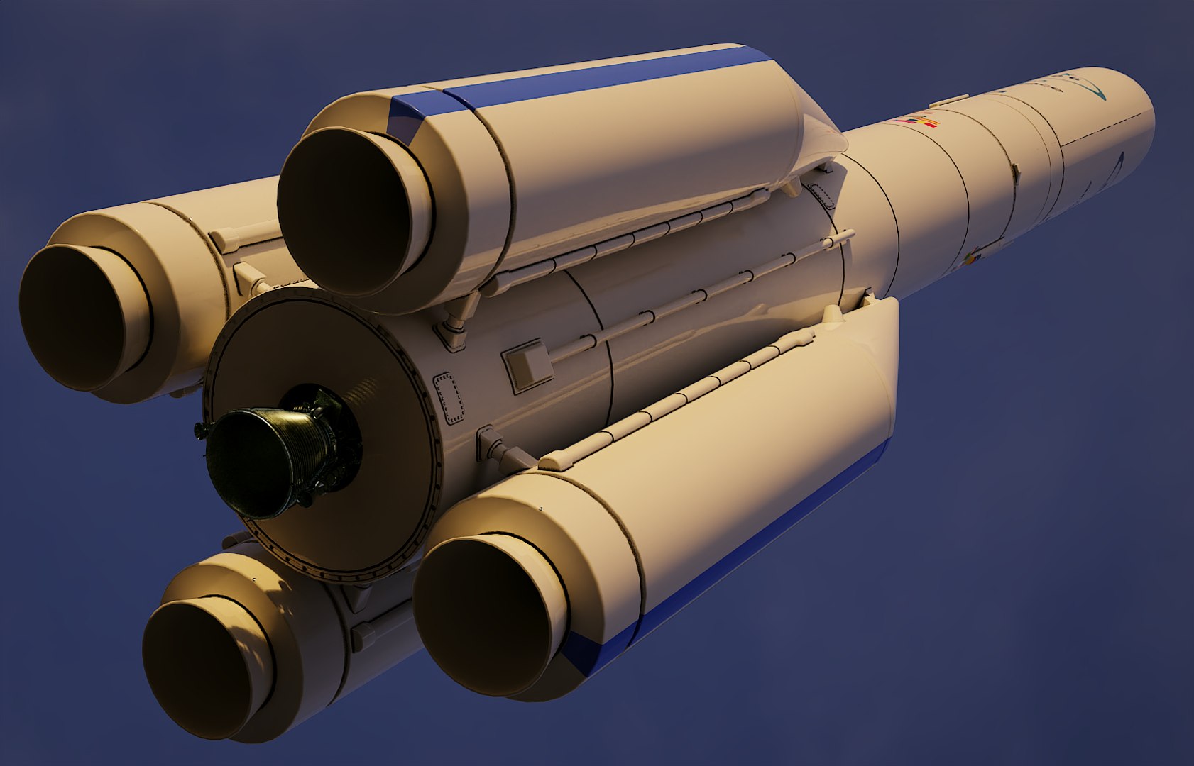 3D ariane 6 model - TurboSquid 1483141