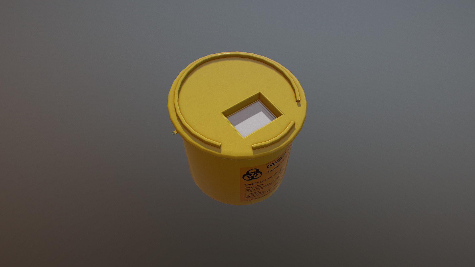 3D medical sharps box model - TurboSquid 1394608