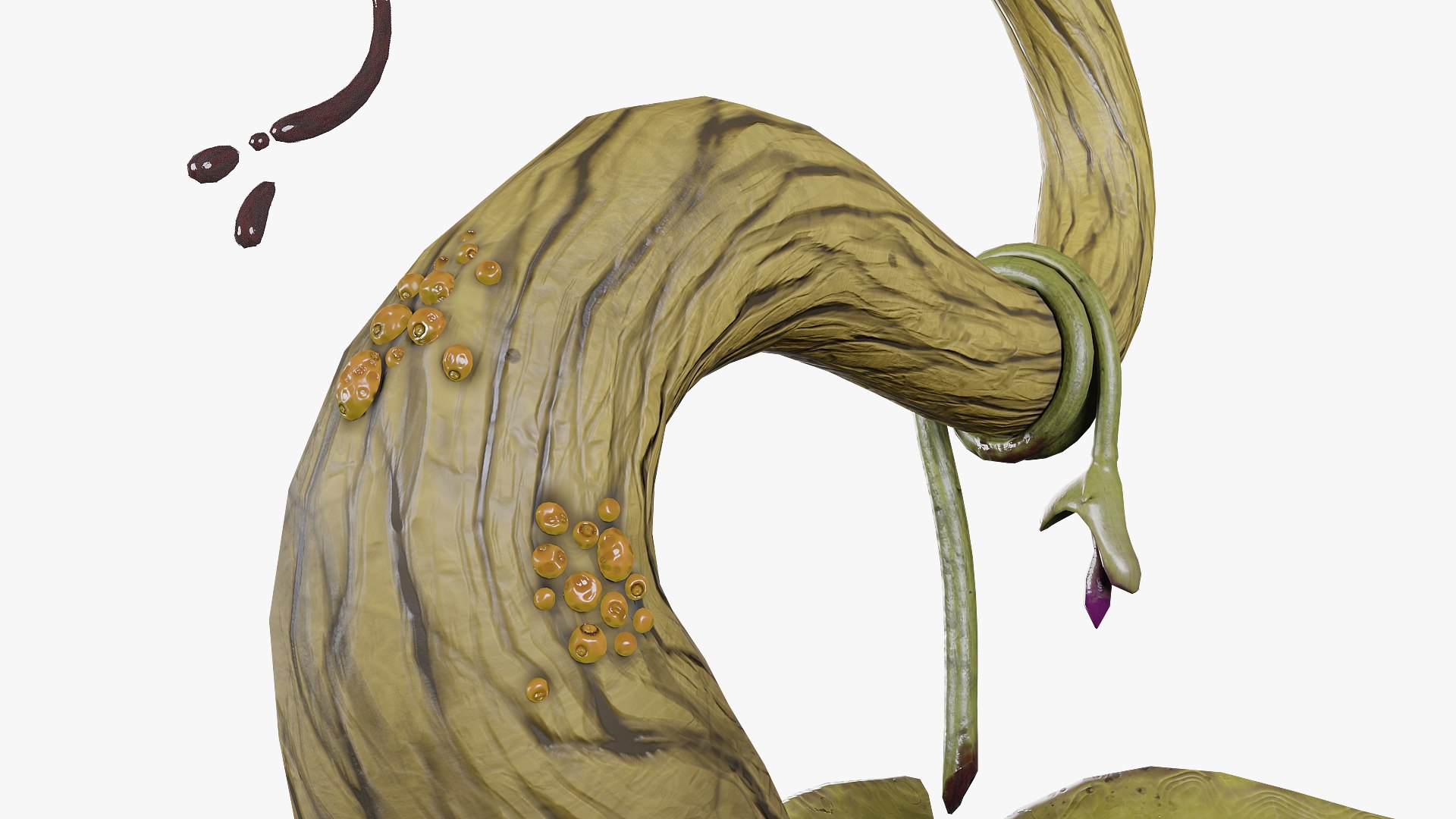 3D Venomus Alienus Extraterrastrial Flora Creature Model - TurboSquid ...