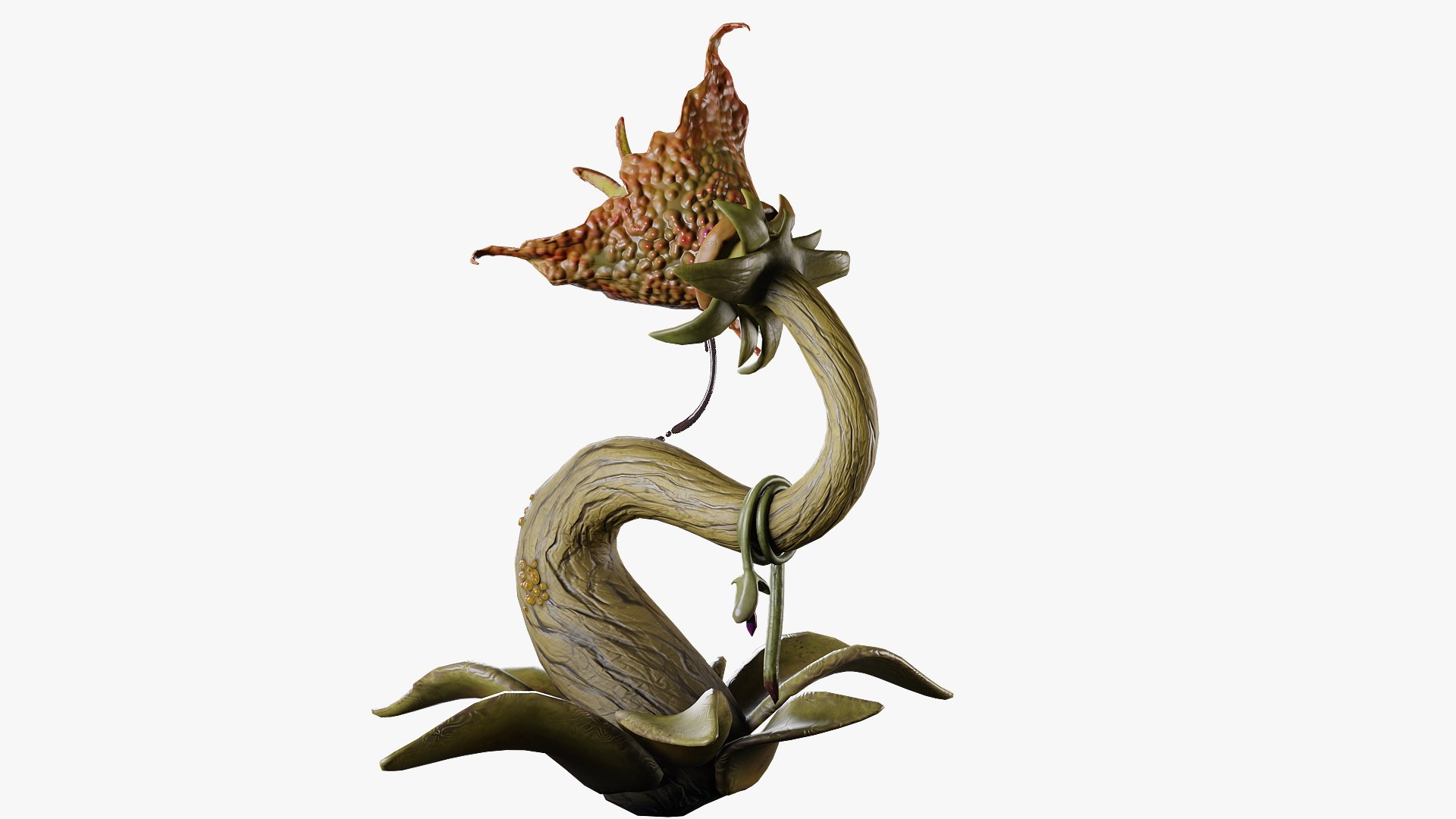 3D Venomus Alienus Extraterrastrial Flora Creature Model - TurboSquid ...
