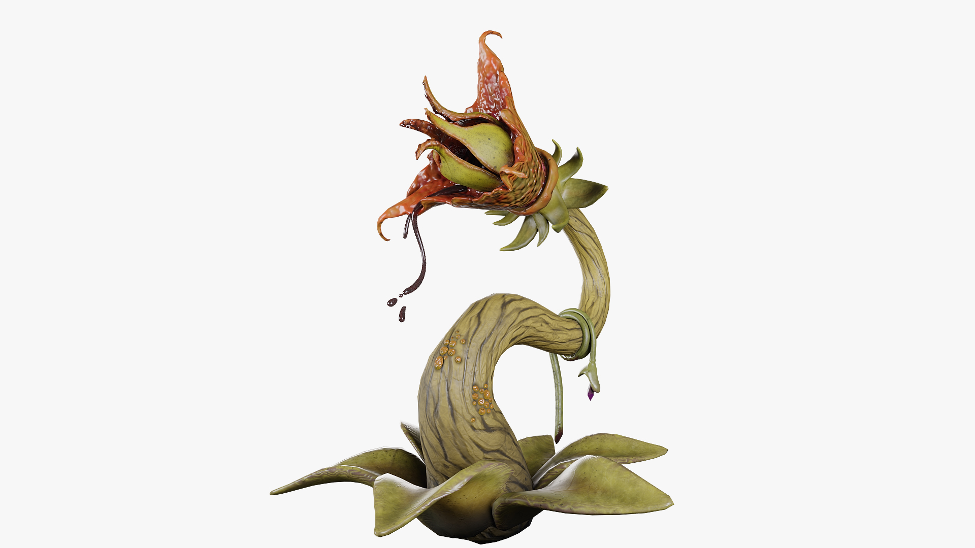 3D Venomus Alienus Extraterrastrial Flora Creature Model - TurboSquid ...