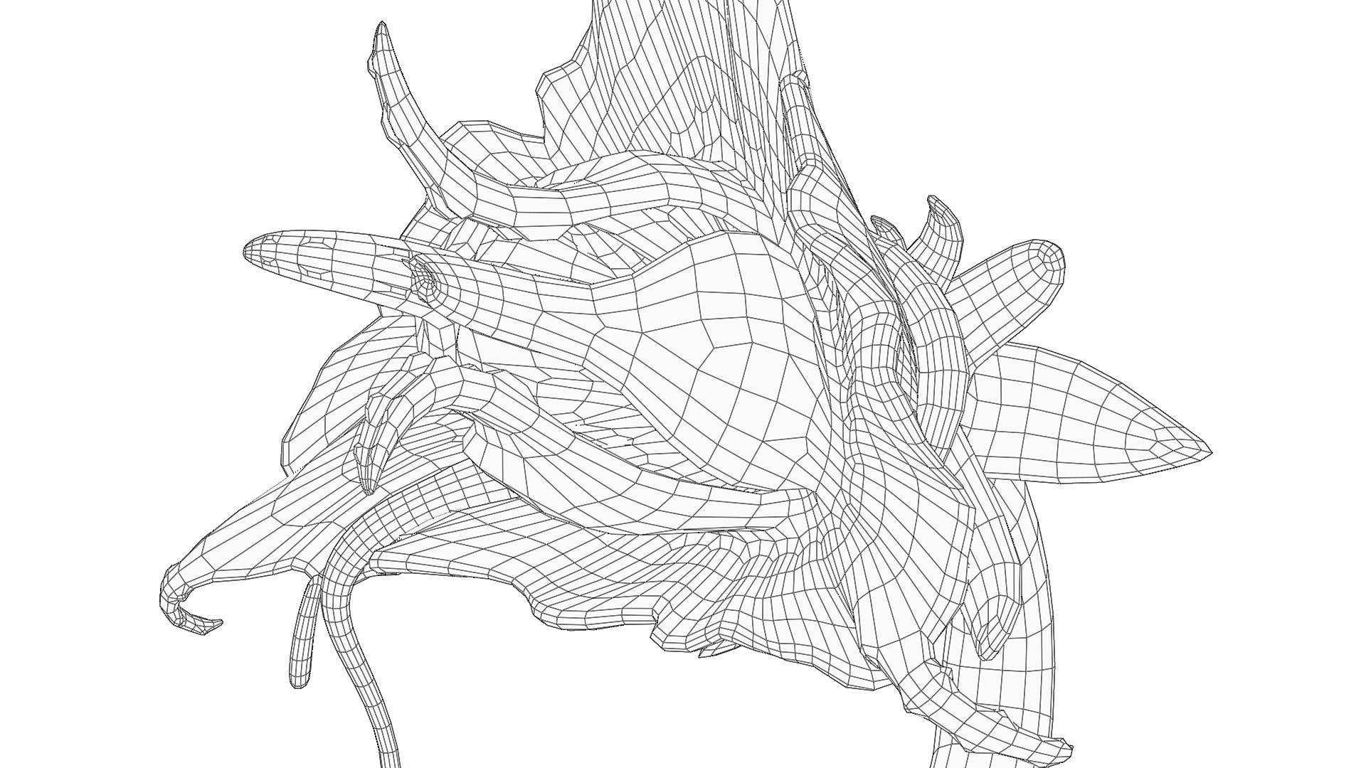 3D Venomus Alienus Extraterrastrial Flora Creature Model - TurboSquid ...