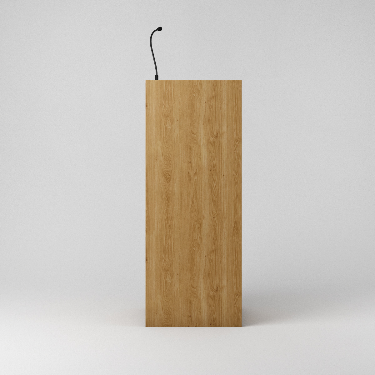 3D wooden speakers desk podium model - TurboSquid 1452463