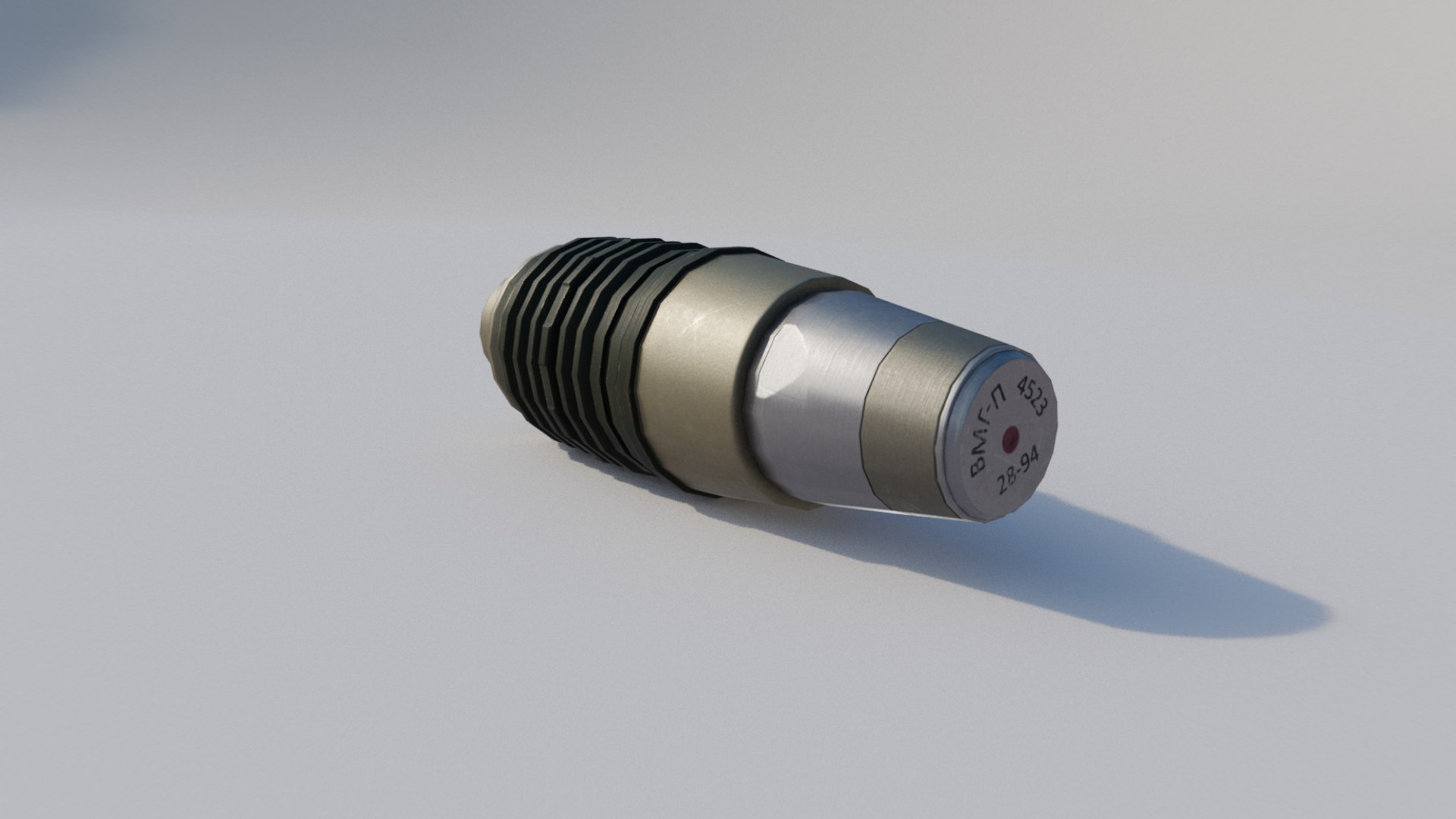 3D Model VOG-25P Bounding Fragmentation Grenade Shot Launcher ...