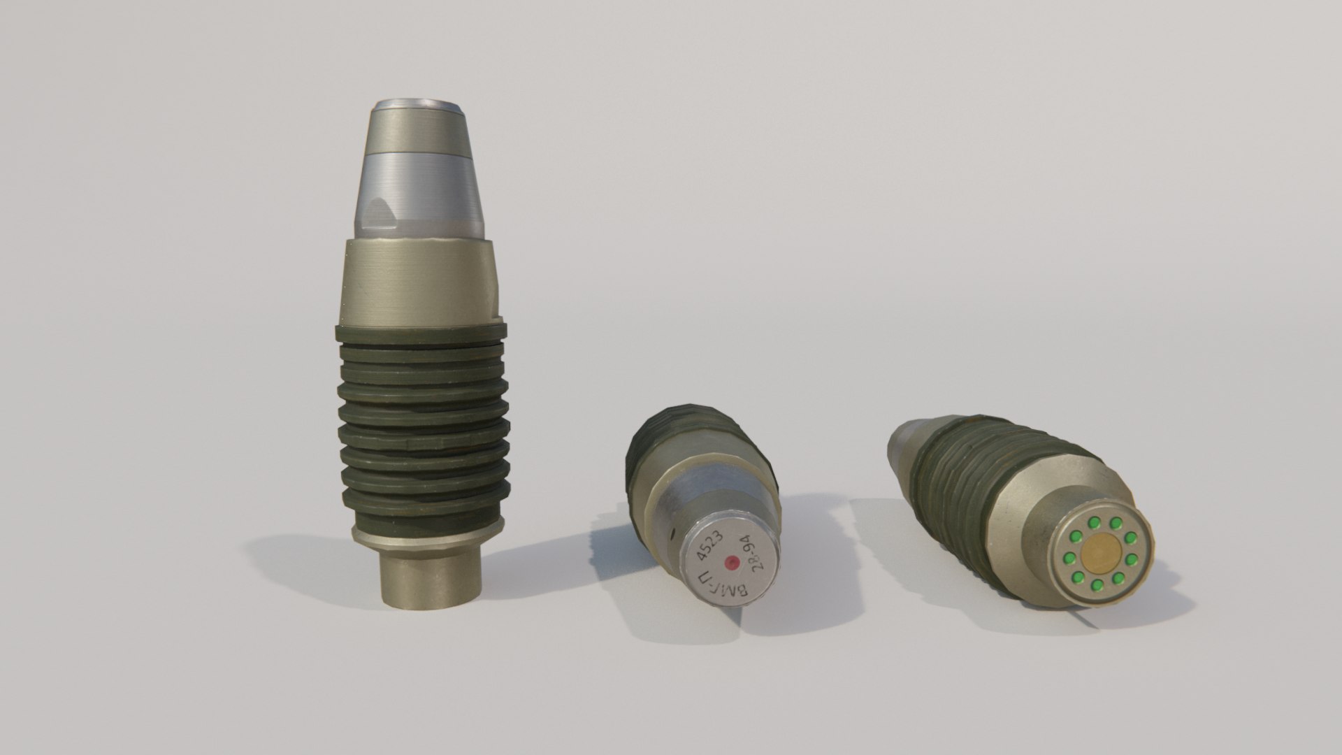 3D Model VOG-25P Bounding Fragmentation Grenade Shot Launcher ...