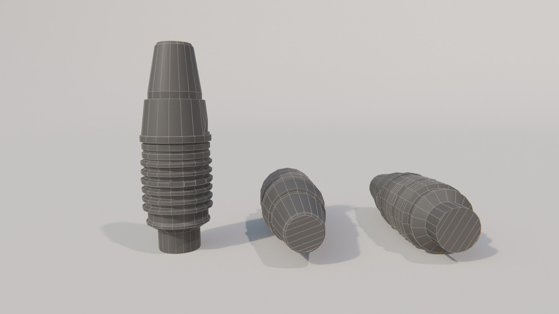 3D Model VOG-25P Bounding Fragmentation Grenade Shot Launcher ...