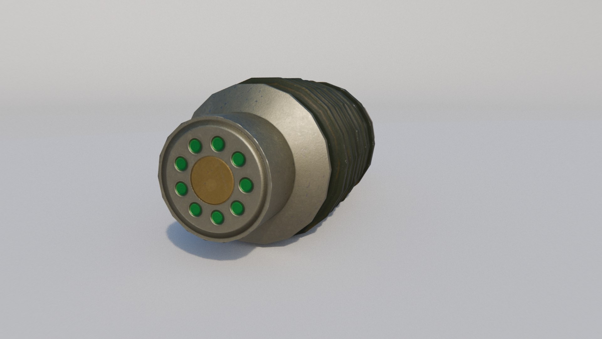 3D Model VOG-25P Bounding Fragmentation Grenade Shot Launcher ...