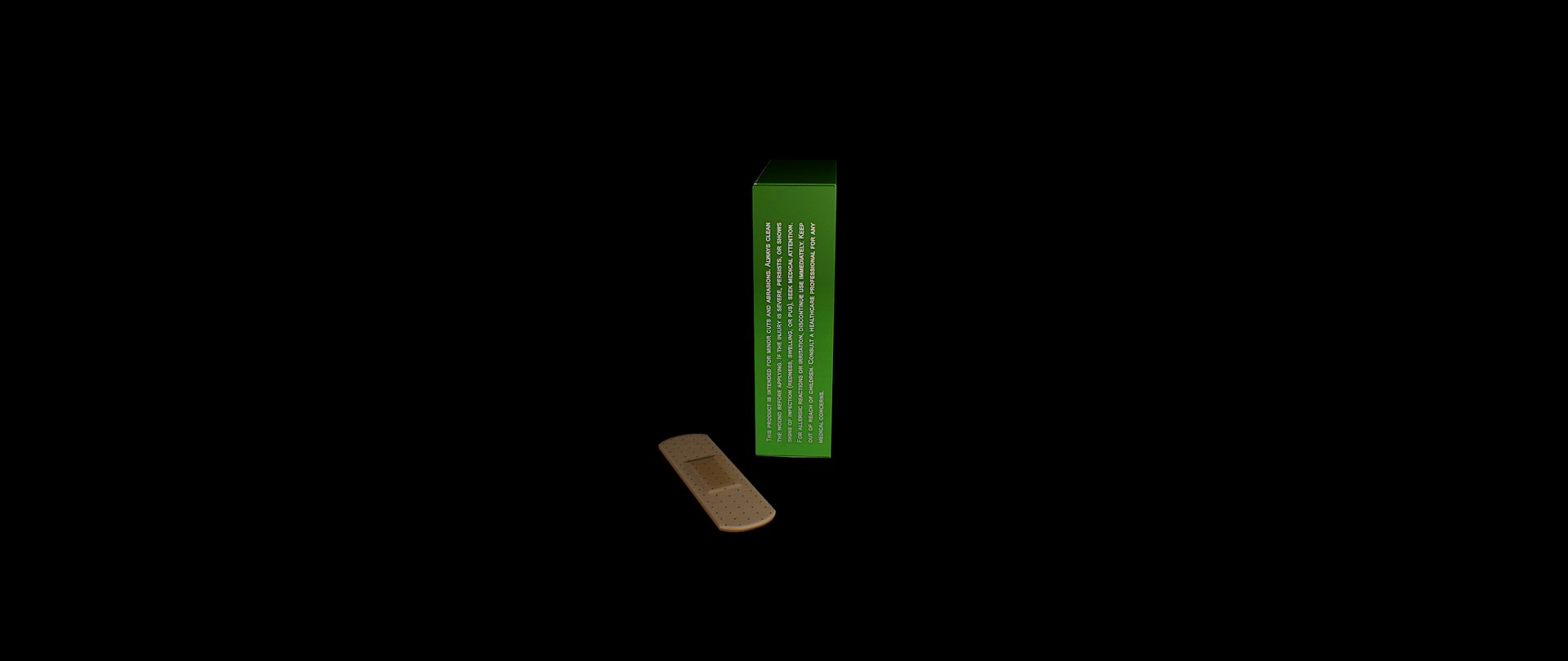 Adhesive Bandage - Band Aid I PBR Model I Game Ready 3D Model ...