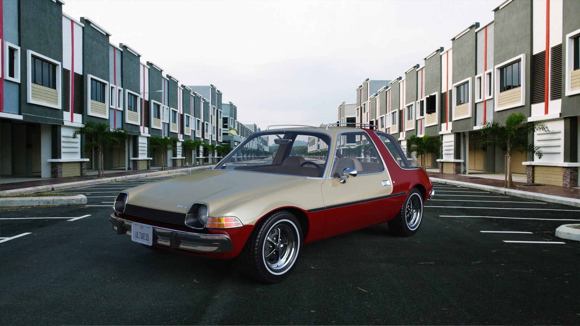3D model AMC Pacer Compact Car - TurboSquid 2040162