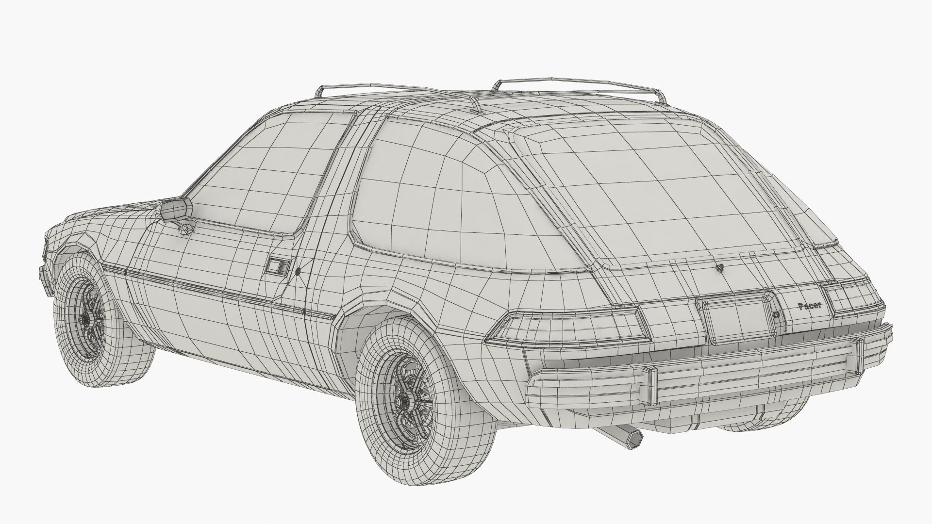 3D model AMC Pacer Compact Car - TurboSquid 2040162