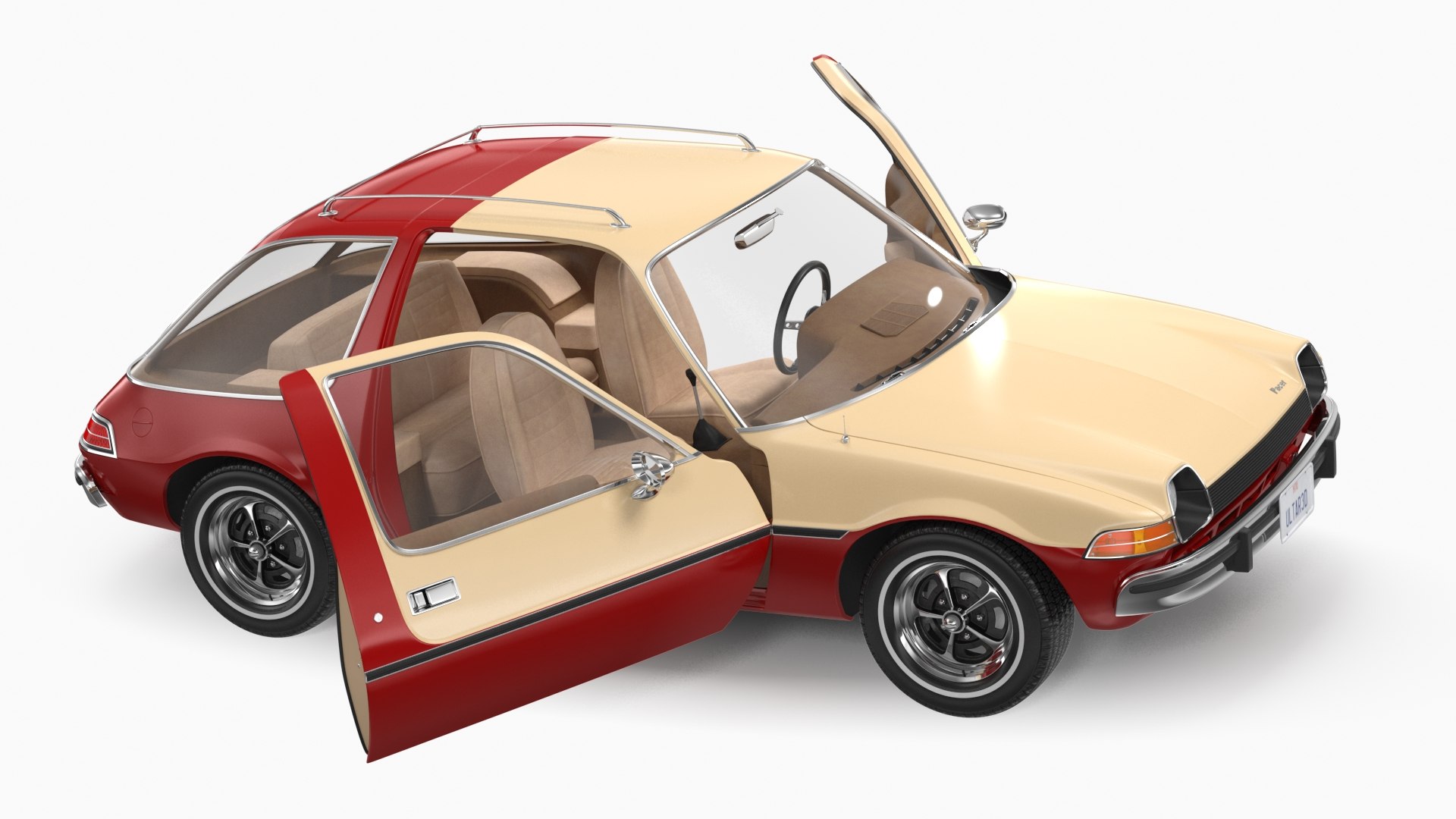 3D model AMC Pacer Compact Car - TurboSquid 2040162