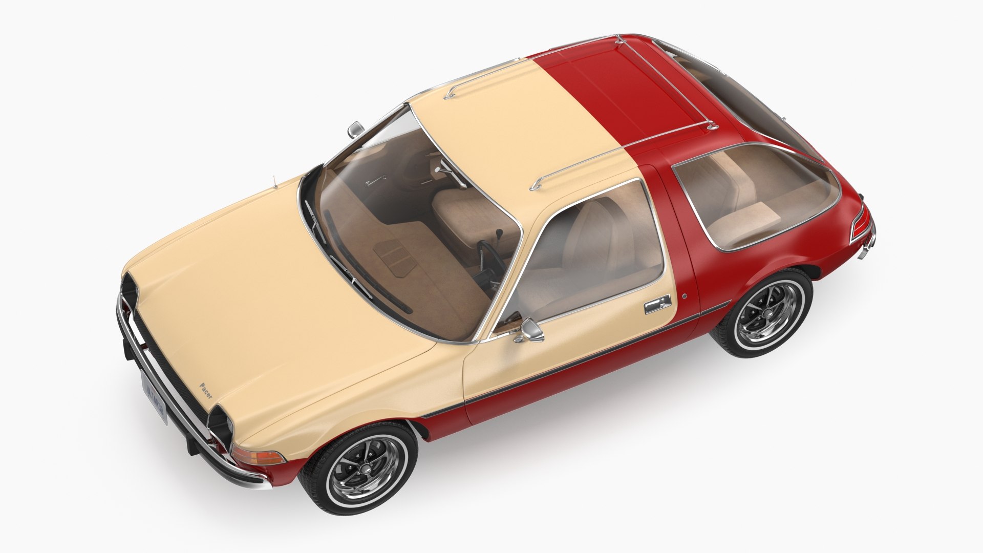 3D model AMC Pacer Compact Car - TurboSquid 2040162