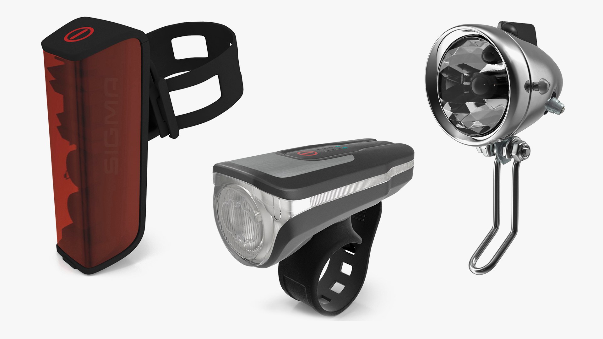 Bicycle Lamps Collection Model - TurboSquid 2187824